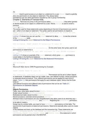 Microsoft sql server 2000 programming by example | DOCX