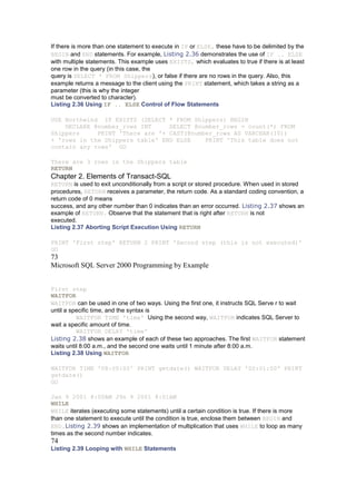 Microsoft sql server 2000 programming by example | DOCX