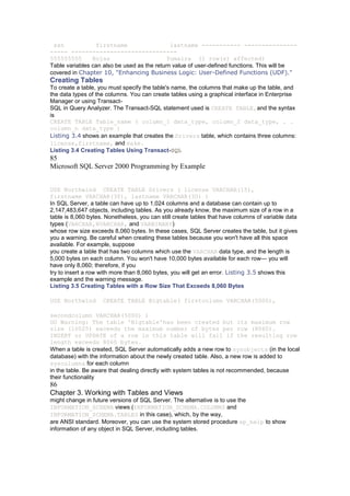 Microsoft sql server 2000 programming by example | DOCX