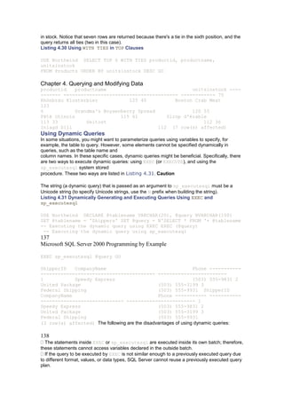 Microsoft sql server 2000 programming by example | PDF