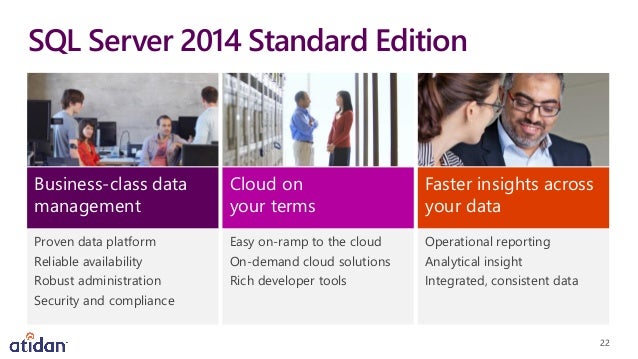 Microsoft SQL Server 2014 - Presented by Atidan