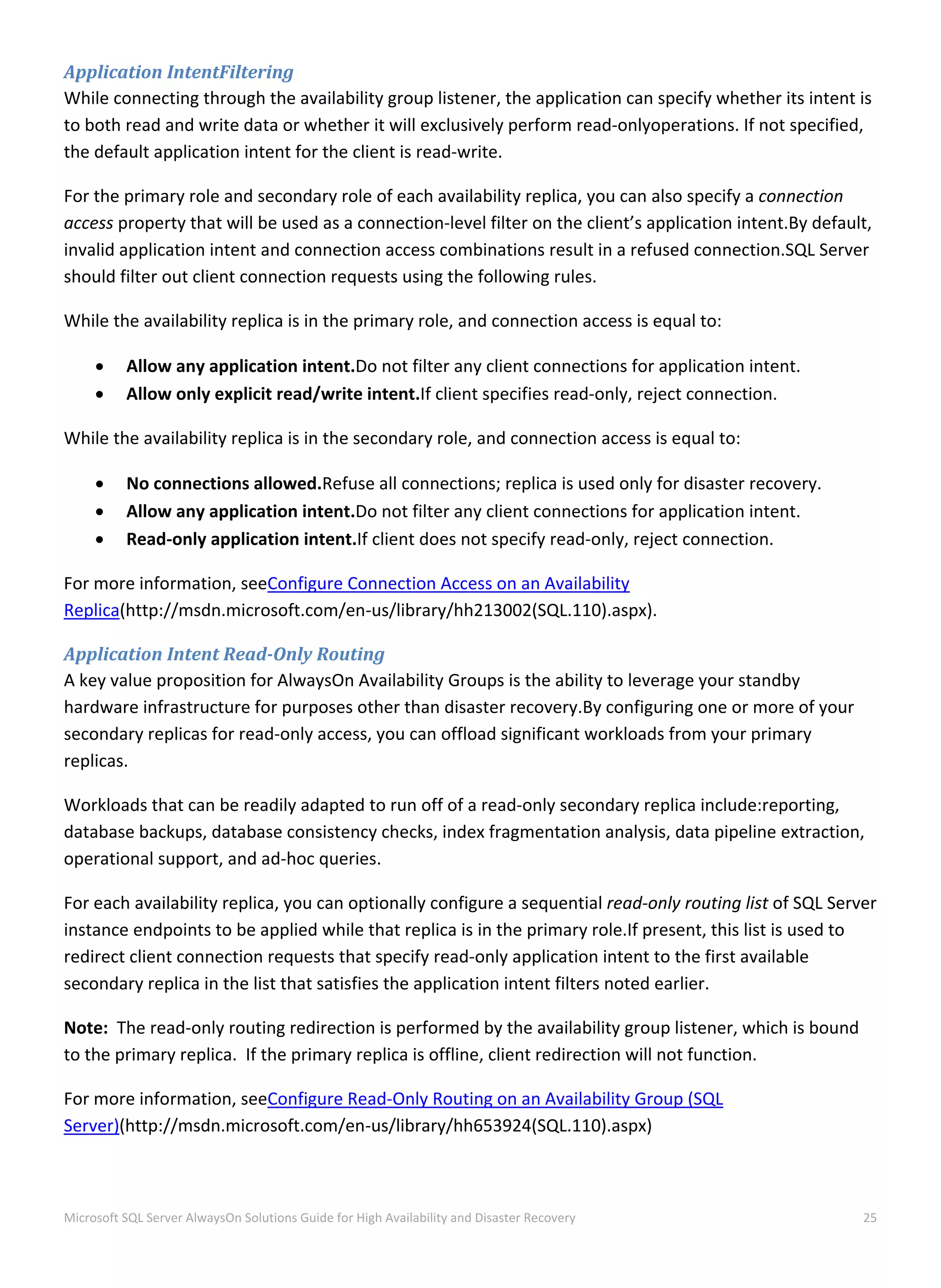 Microsoft sql server always on solutions guide for high availability ...