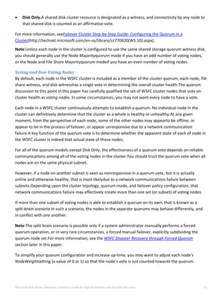 Microsoft sql server always on solutions guide for high availability ...