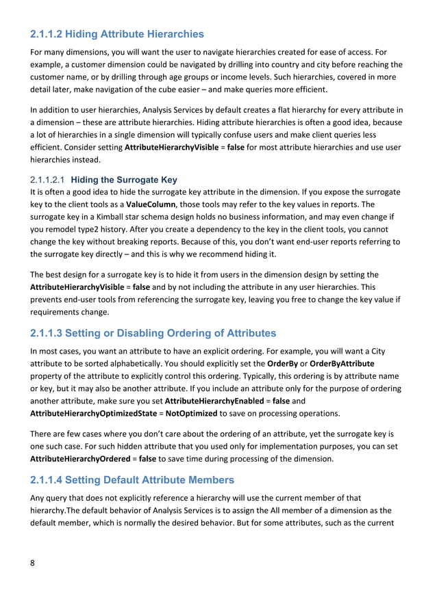 Microsoft SQL Server Analysis Services Multidimensional | PDF
