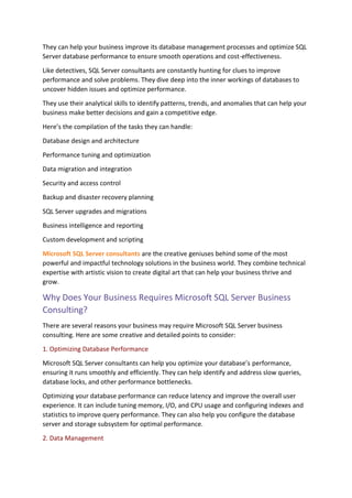 Microsoft SQL Server Consultants that Streamline Your Server Needs.pdf
