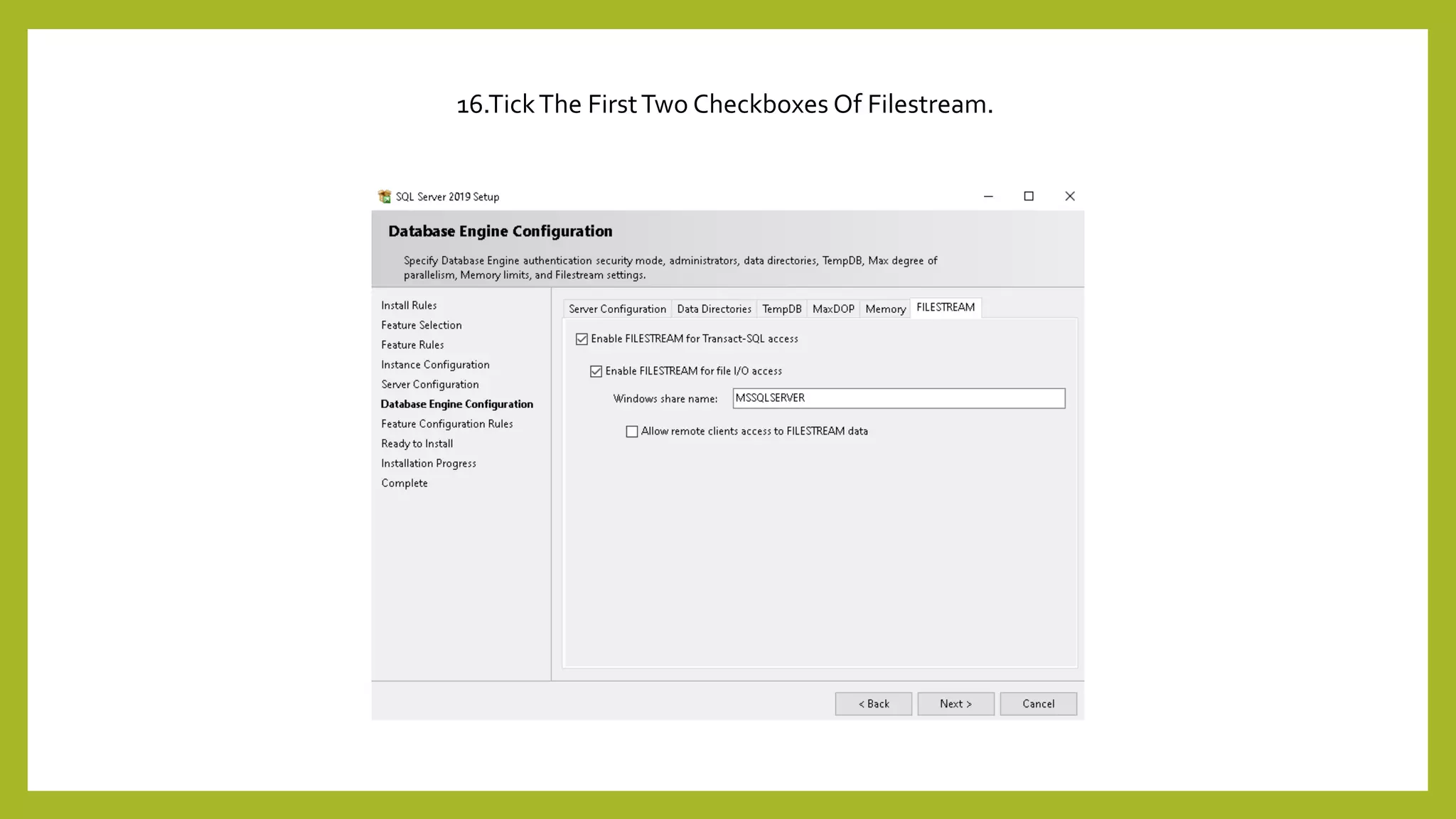 Microsoft Sql Server Database Administrationpptx Databases Computer Software And Applications