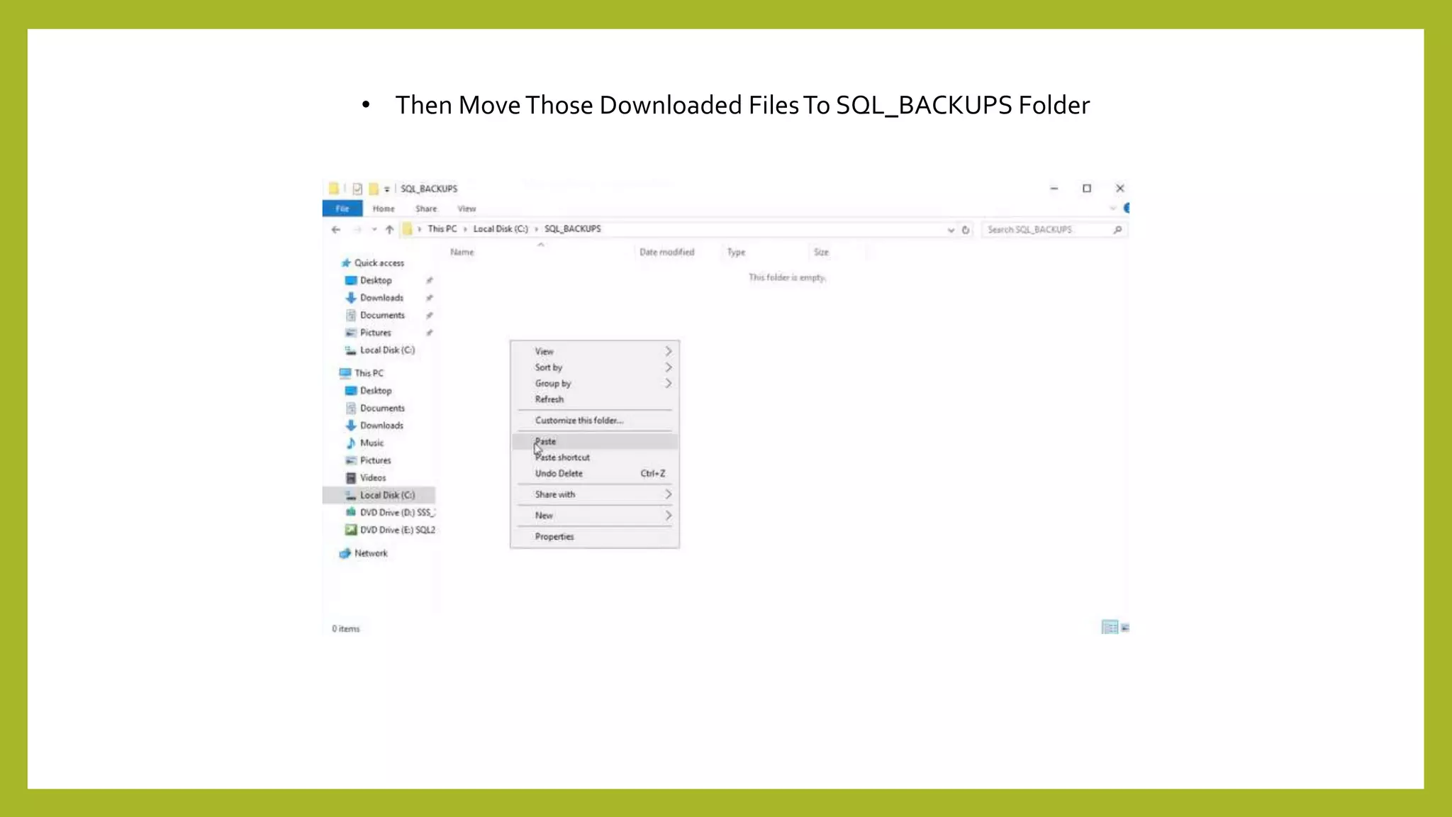 Microsoft Sql Server Database Administrationpptx Databases Computer Software And Applications