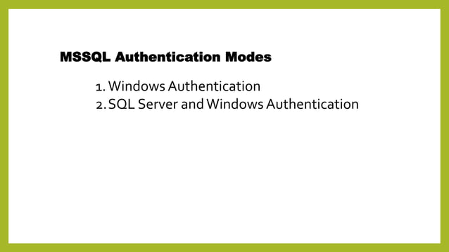 Microsoft SQL Server Database Administration.pptx | Databases ...