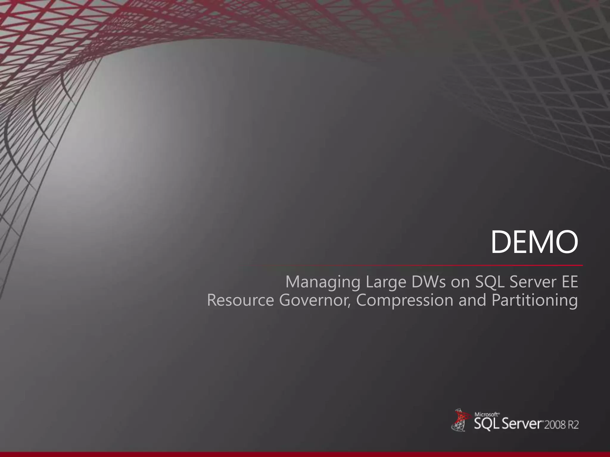 Microsoft Sql Server Data Warehouses For Sql Server Dbas Ppt