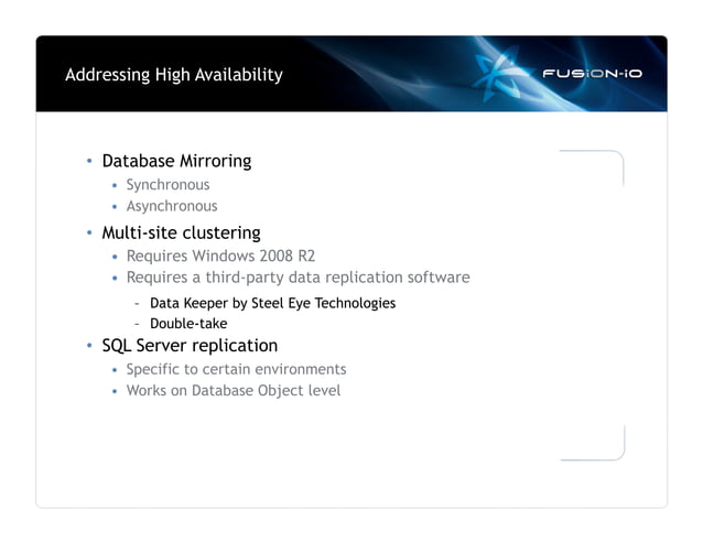 Microsoft SQL Server Flash Storage | PPT