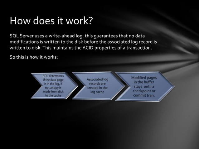 Microsoft SQL Server Log Management | PPTX