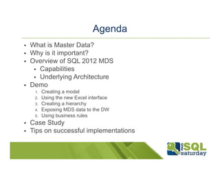 Microsoft Master Data Services with SQL Server 2012