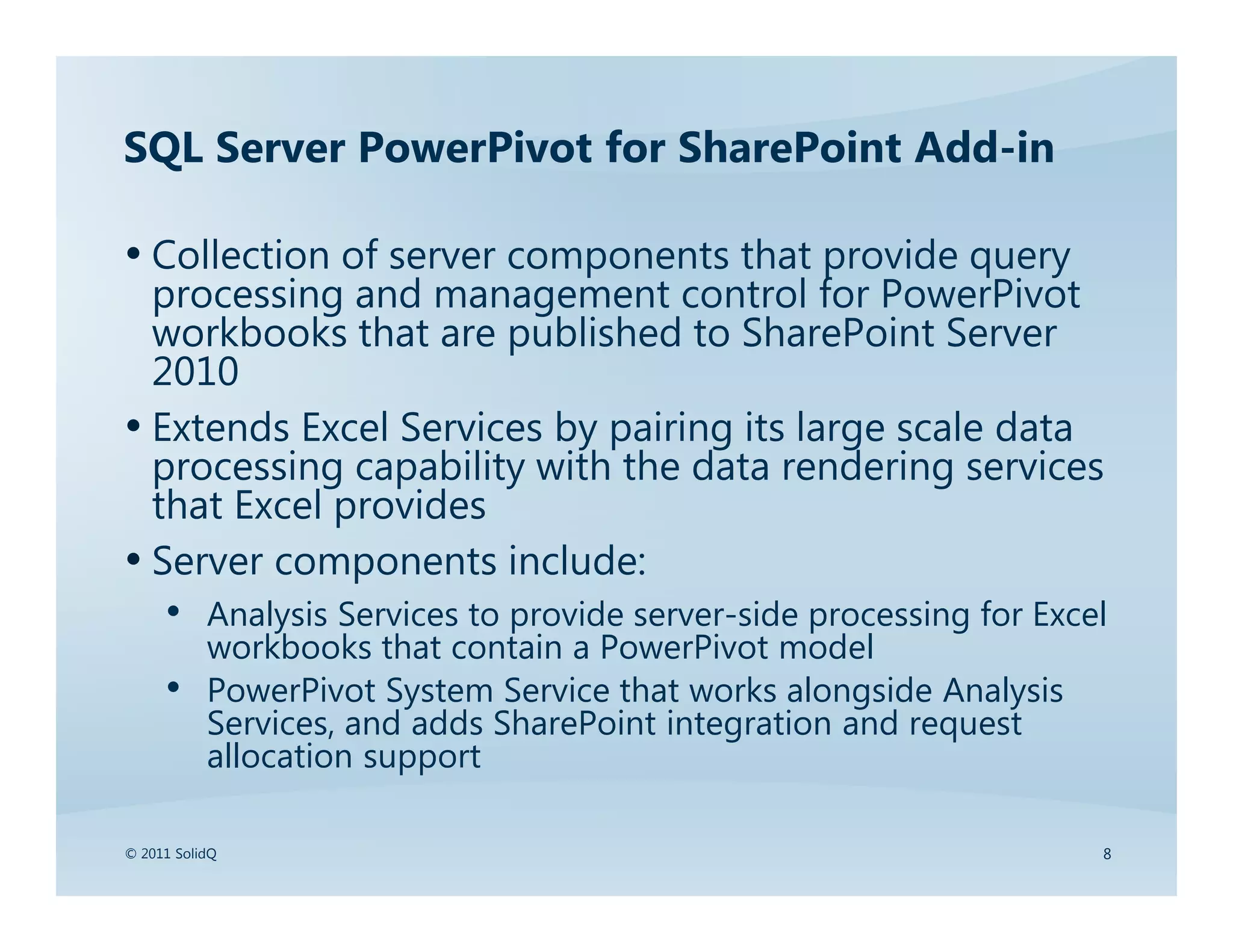 Microsoft SQL Server PowerPivot | PDF