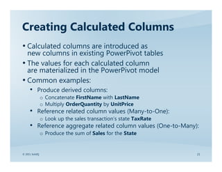 Microsoft SQL Server PowerPivot | PDF