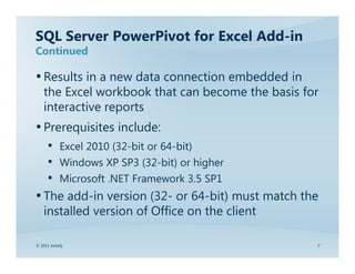 Microsoft SQL Server PowerPivot | PDF