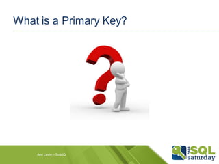 Microsoft SQL Server Relational Databases and Primary Keys | PPT