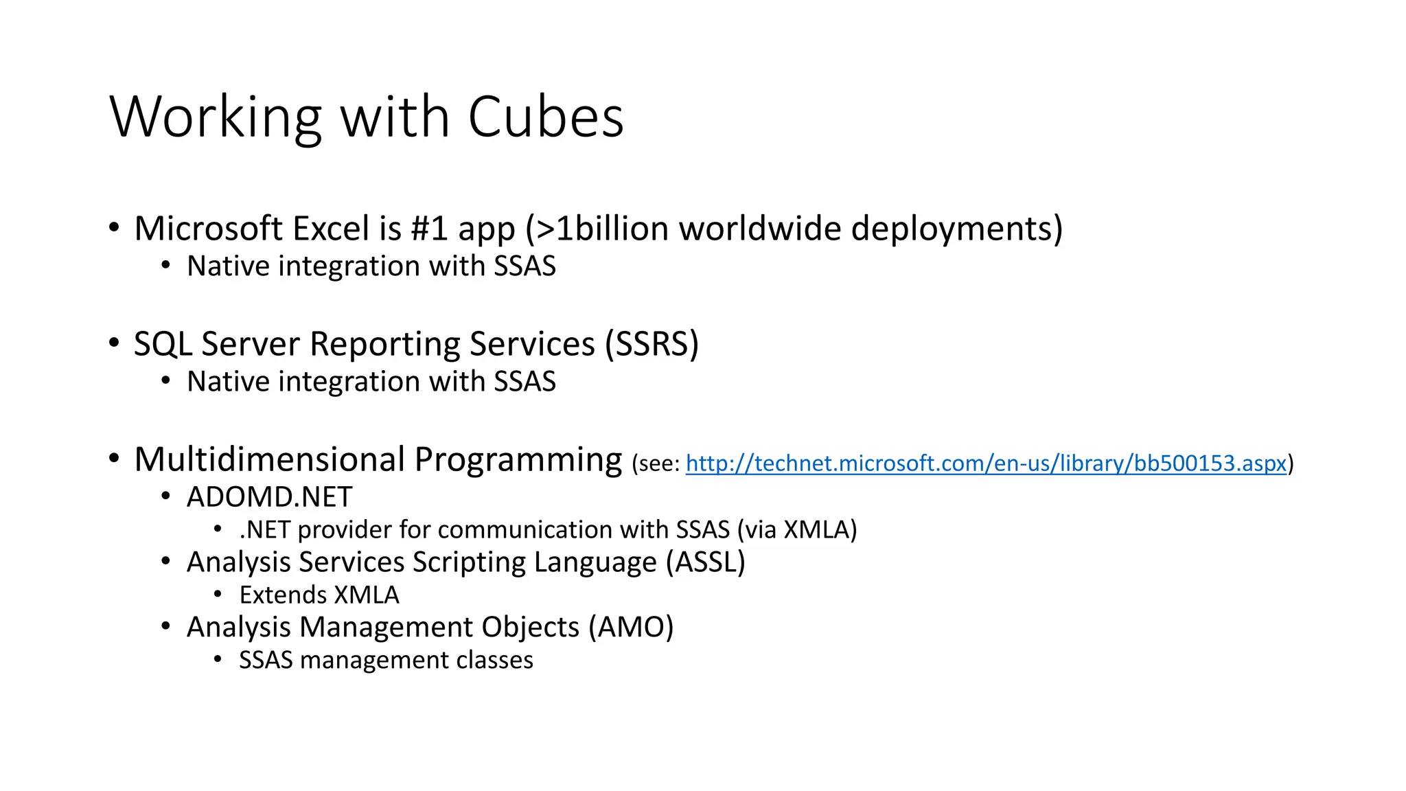Microsoft SQL Server Analysis Services (SSAS) - A Practical ...