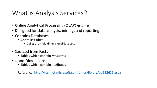 Microsoft SQL Server Analysis Services (SSAS) - A Practical ... Microsoft SQL Server Analysis Services (SSAS) - A Practical ...