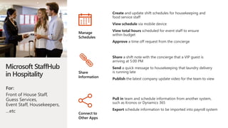 Microsoft StaffHub webinar | PPTX