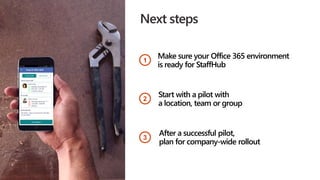 Microsoft StaffHub webinar | PPTX