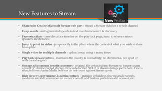 Microsoft Stream - The Video Evolution | PPTX