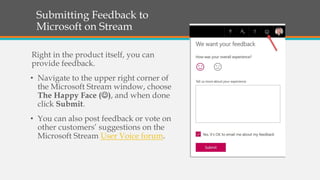 Microsoft Stream - The Video Evolution | PPTX