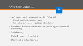 Microsoft Stream - The Video Evolution | PPTX