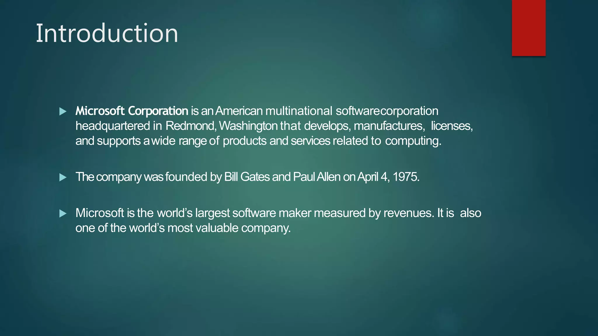 Microsoft success story | PPTX