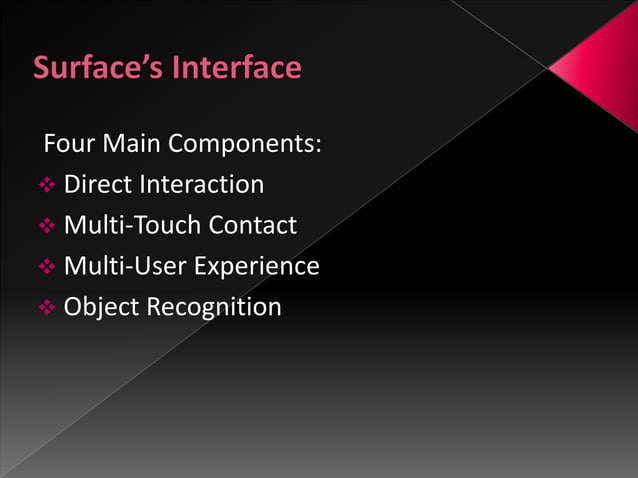 Microsoft Surface | PPTX | Operating Systems | Computer Software and Applications