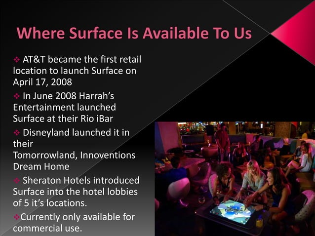 Microsoft Surface | PPTX | Operating Systems | Computer Software and Applications