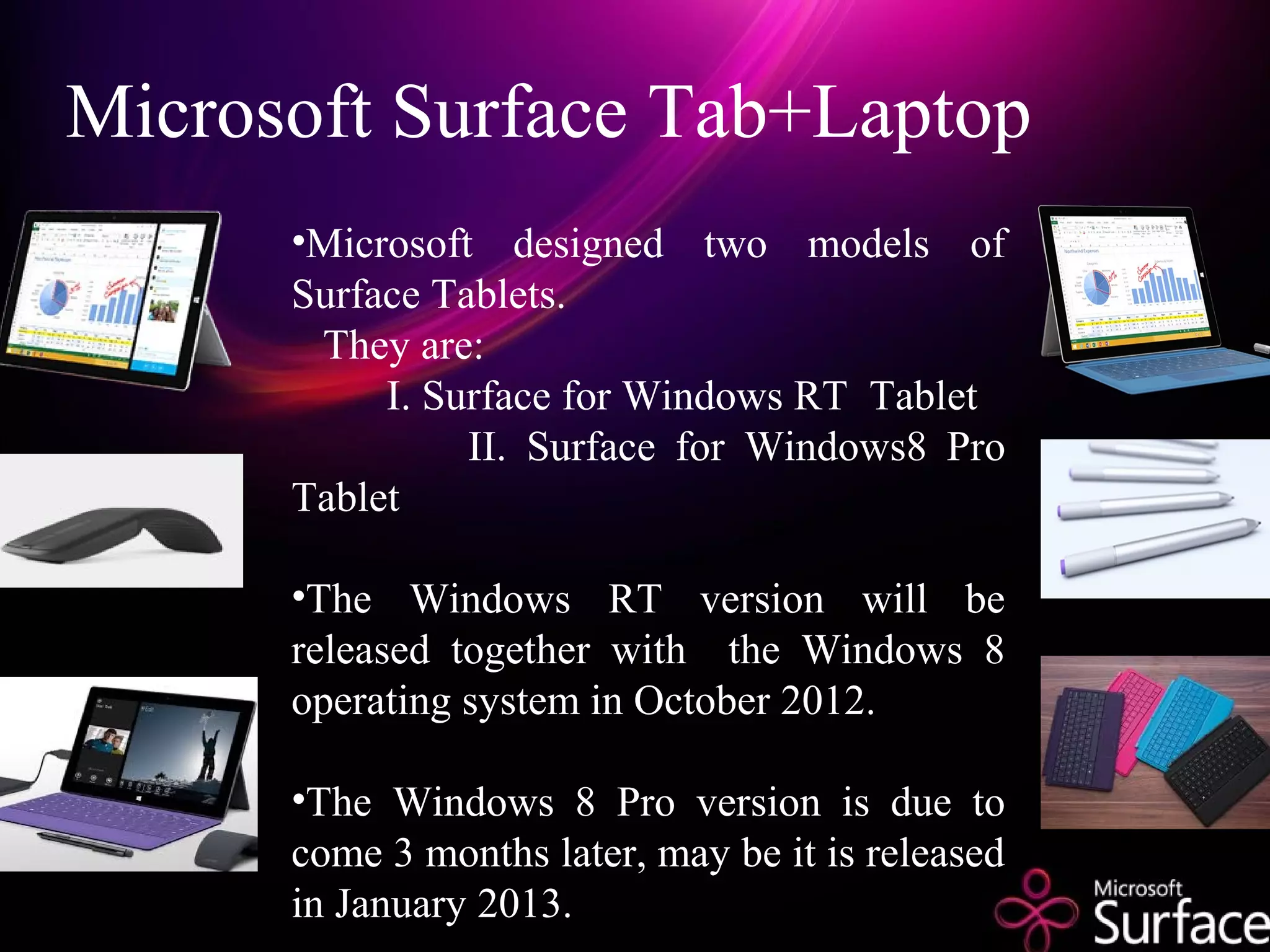 Microsoft surface | PPT