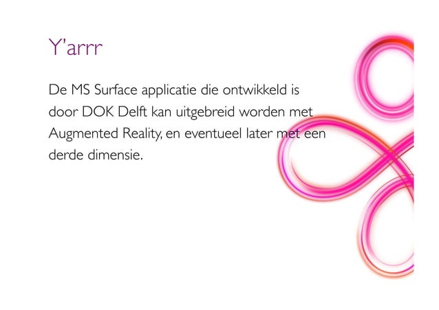 Onderzoek MS Surface Table CODA | PPT