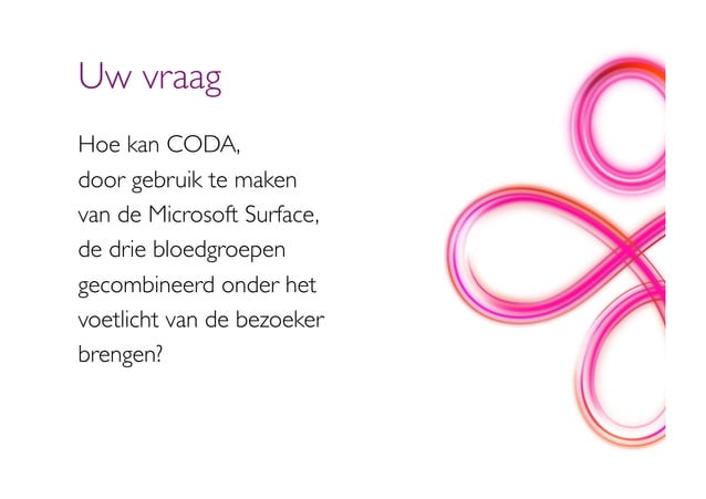 Onderzoek MS Surface Table CODA | PPT