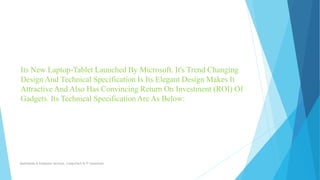 Microsoft surface pro | PPT