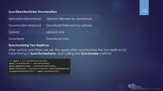 Microsoft Sync Framework (part 2) ABTO Software Lecture Garntsarik | PPSX | Databases | Computer ...