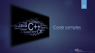 Microsoft Sync Framework (part 2) ABTO Software Lecture Garntsarik | PPSX | Databases | Computer ...
