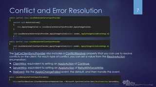 Microsoft Sync Framework (part 2) ABTO Software Lecture Garntsarik | PPSX | Databases | Computer ...