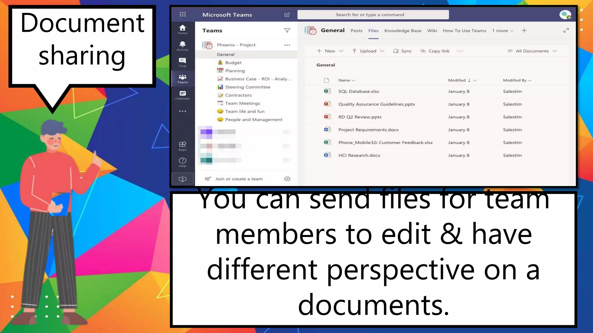 MICROSOFT TEAMS.pptx | Web Conferencing | Computer Software and Applications