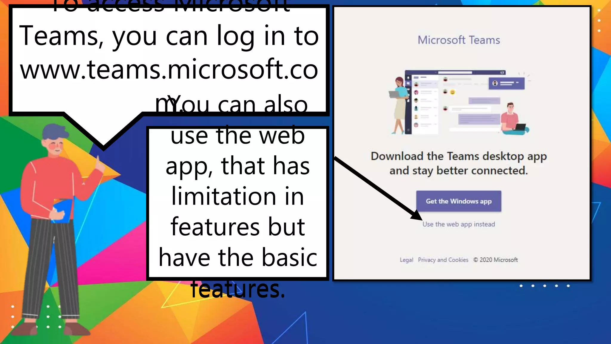 MICROSOFT TEAMS.pptx | Web Conferencing | Computer Software and Applications