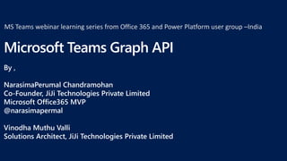 Microsoft Teams Graph API | PPT