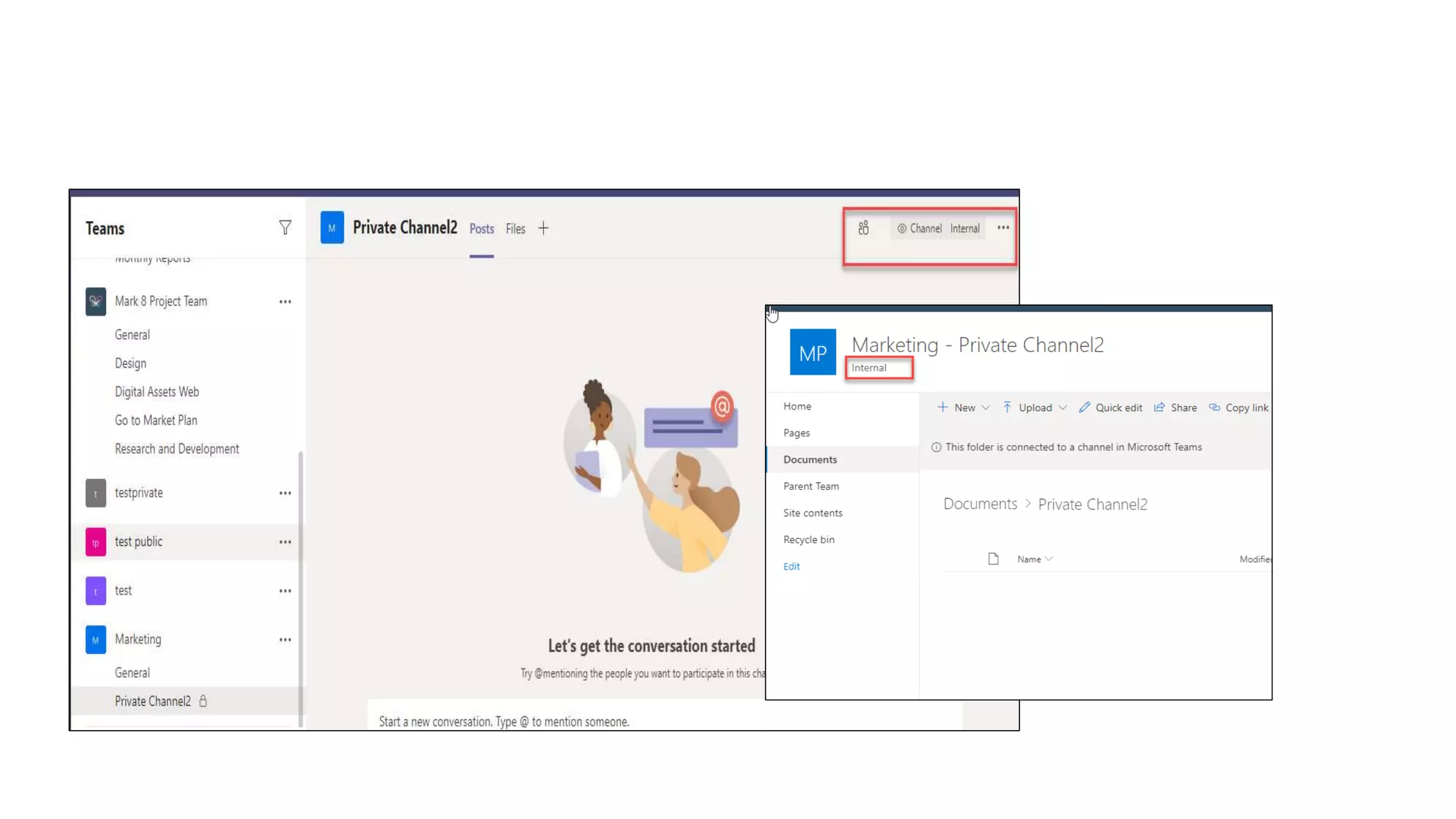 Overview of Private Channels in Microsoft Teams | PPTX