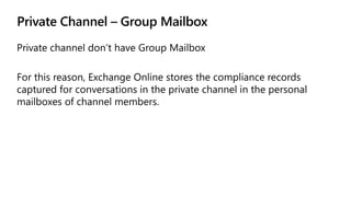 Overview of Private Channels in Microsoft Teams | PPTX