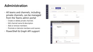 Overview of Private Channels in Microsoft Teams | PPTX