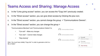 Microsoft Teams Access and Sharing.pptx