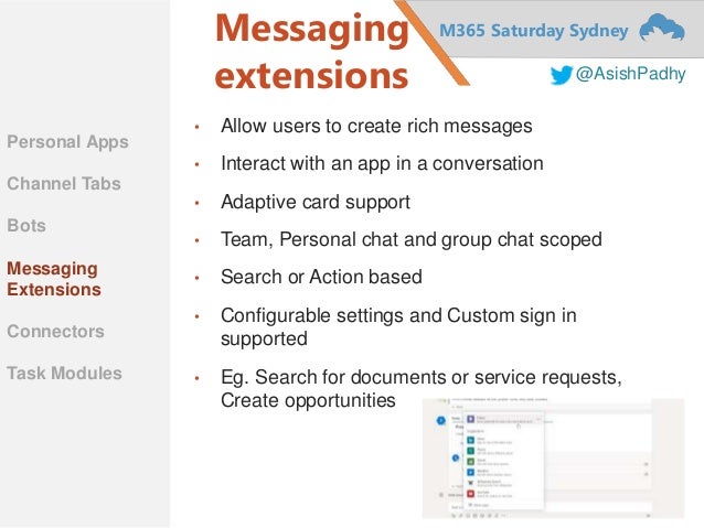Microsoft teams a four course developer menu - M365 saturday Oct 19