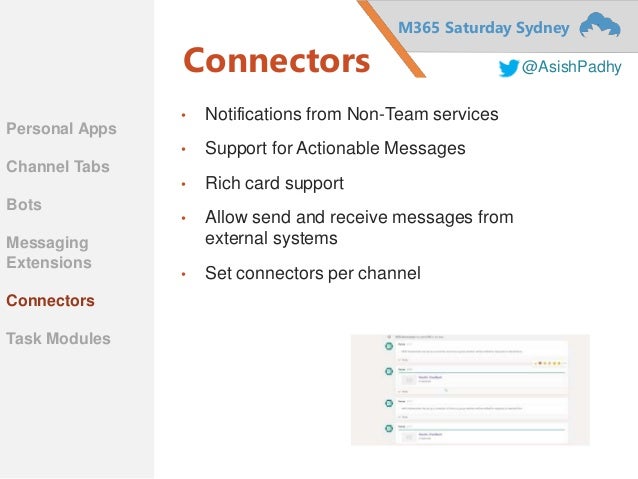 Microsoft teams a four course developer menu - M365 saturday Oct 19