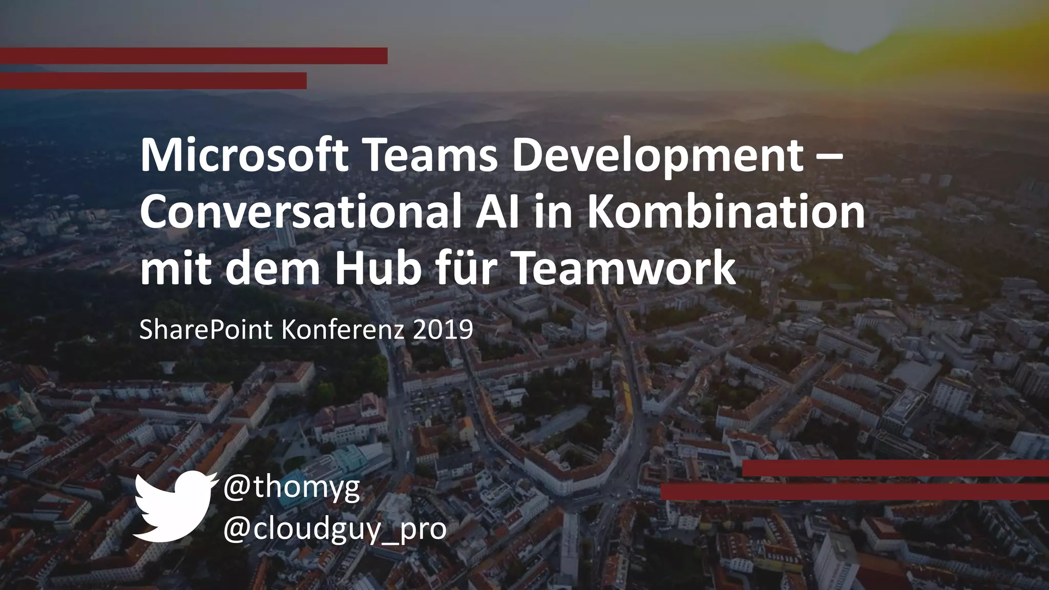 Microsoft Teams Development - Conversational AI | PPTX