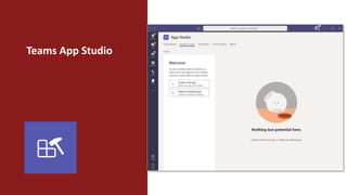 Microsoft Teams Development - Conversational AI | PPTX