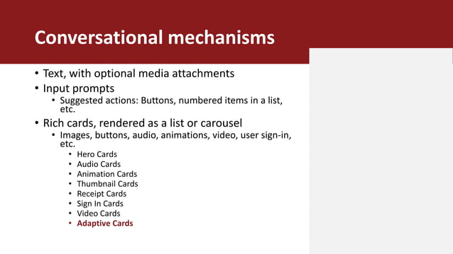 Microsoft Teams Development - Conversational AI | PPTX