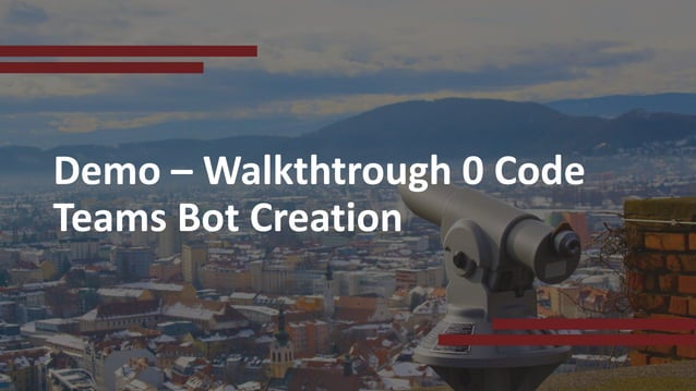 Microsoft Teams Development - Conversational AI | PPTX